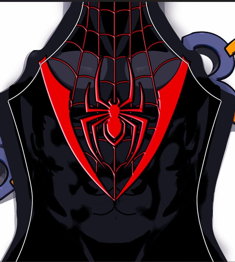 Miles Morales Spider-man Comic Styled Pattern V2 - Etsy