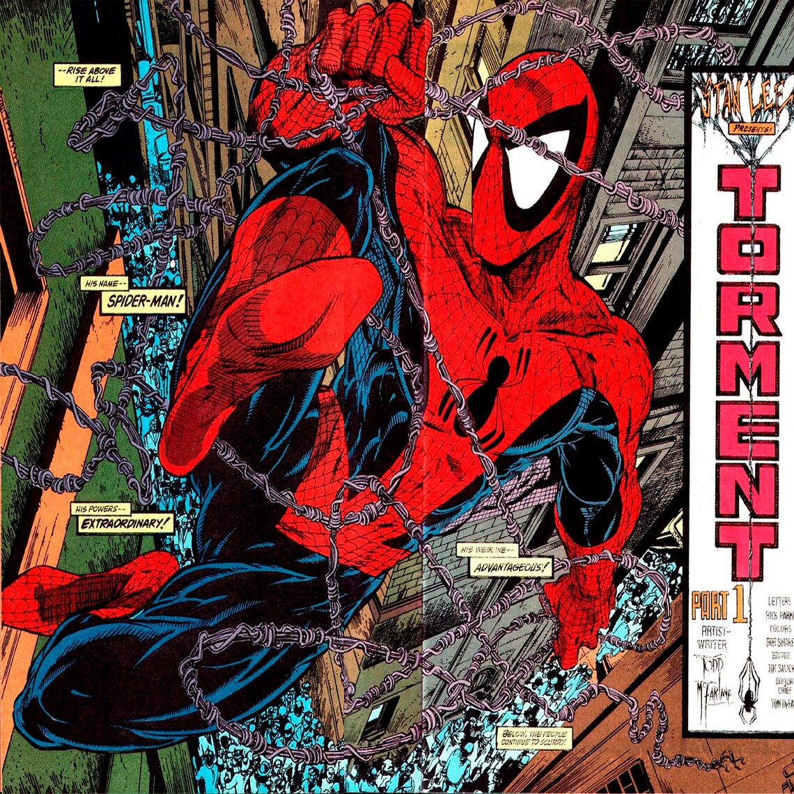 Todd Mcfarlane Classic Spidey and Venom Symbiote Pattern Bundle V1 - Etsy