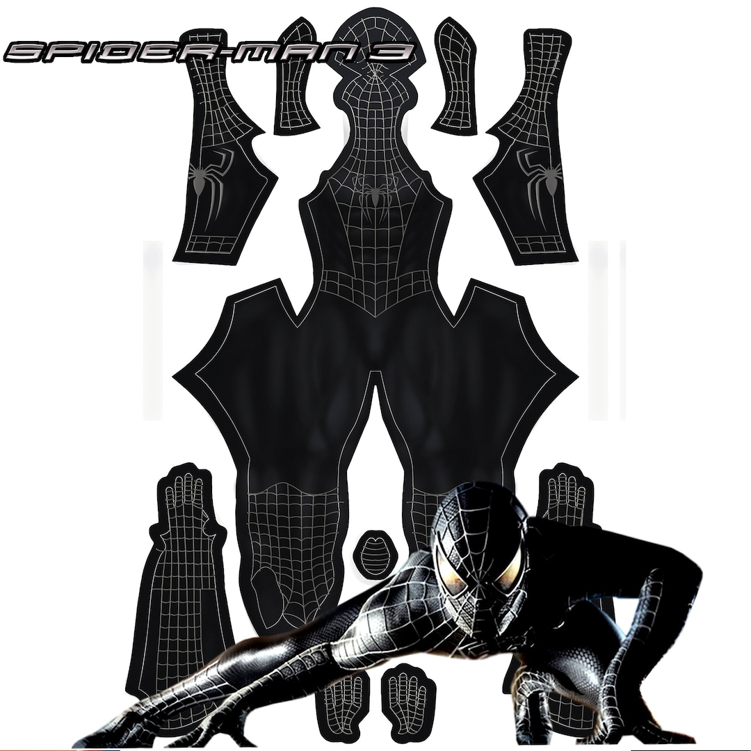 Raimi Spider-man 3 2007 Symbiote Pattern V1 - Etsy