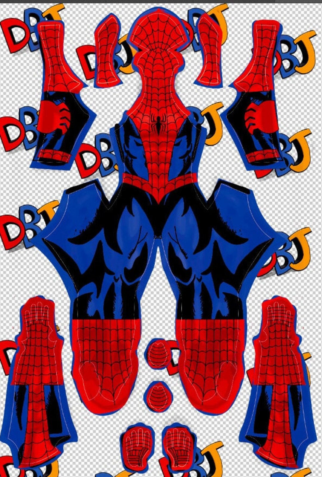 Ultimate Spider-man Comic Styled Pattern V4 - Etsy