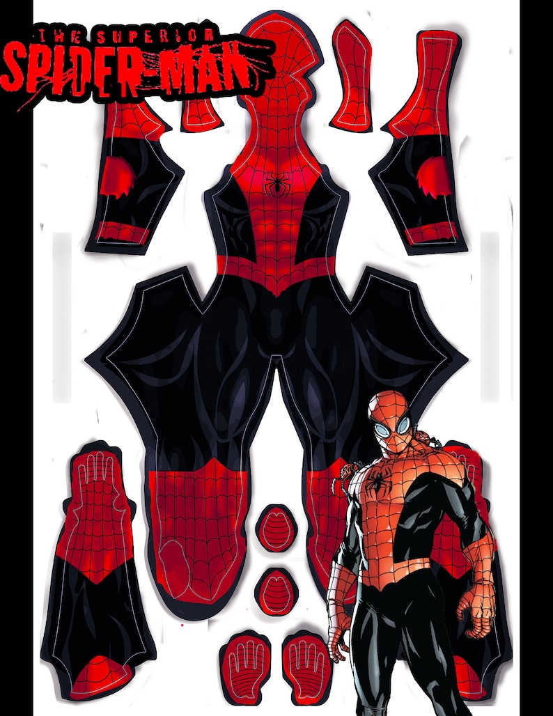 Classic Superior Spider-man Pattern Bundle - Etsy