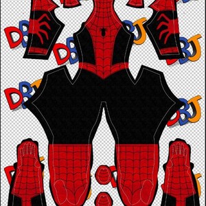 Spider-man Lotus Makeshift Suit Pattern Bundle - Etsy