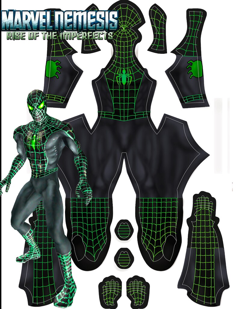 Rise of the Imperfects Spidey Pattern Bundle V1 - Etsy