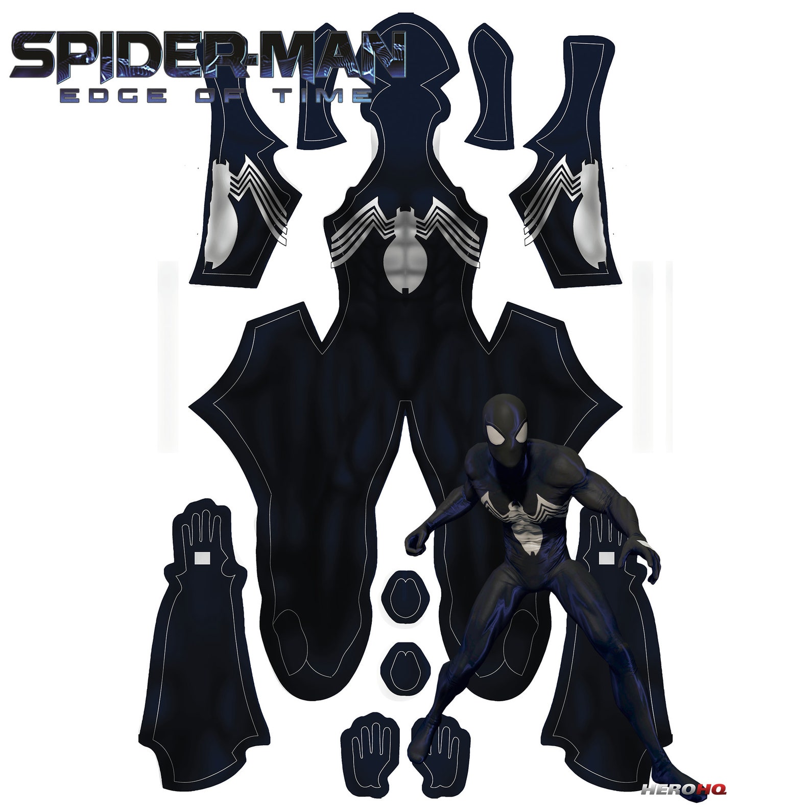 Spider-man Edge of Time Symbiote Pattern V1 - Etsy