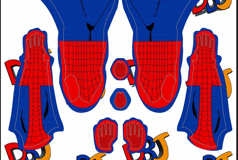 70s Manga Spidey Pattern ( Color Version) - Etsy