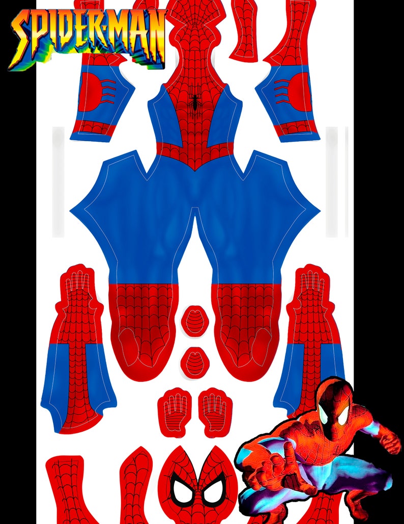 1999 Spider-man Dark Ride Pattern V1 - Etsy
