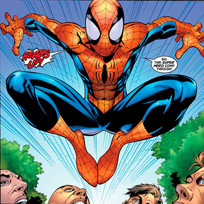 Ultimate Spider-man Comic Styled Pattern V1 (early Volume Version) - Etsy