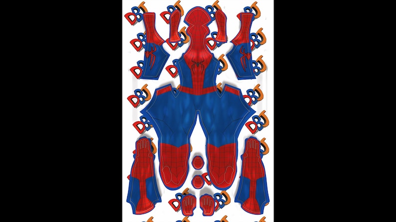 Digital Brand New Day Spider-man Pattern (with Muscle Shading) - Etsy