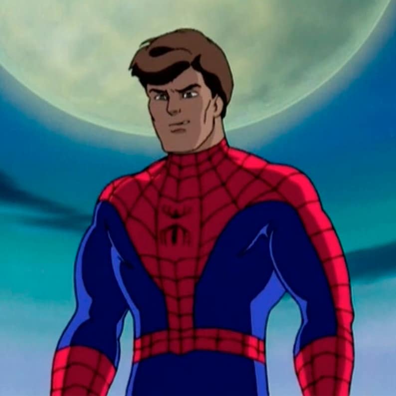 90s TAS Spider-man Pattern V1 ( Nighttime Version With Toon Styled Shading) - Etsy