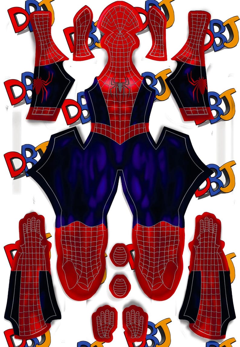 V2 Raimi Spider-man 3 2007 Classic Suit Pattern - Etsy