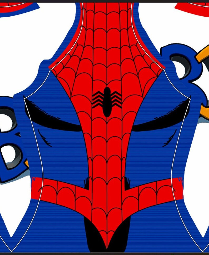 70s Manga Spidey Pattern ( Color Version) - Etsy