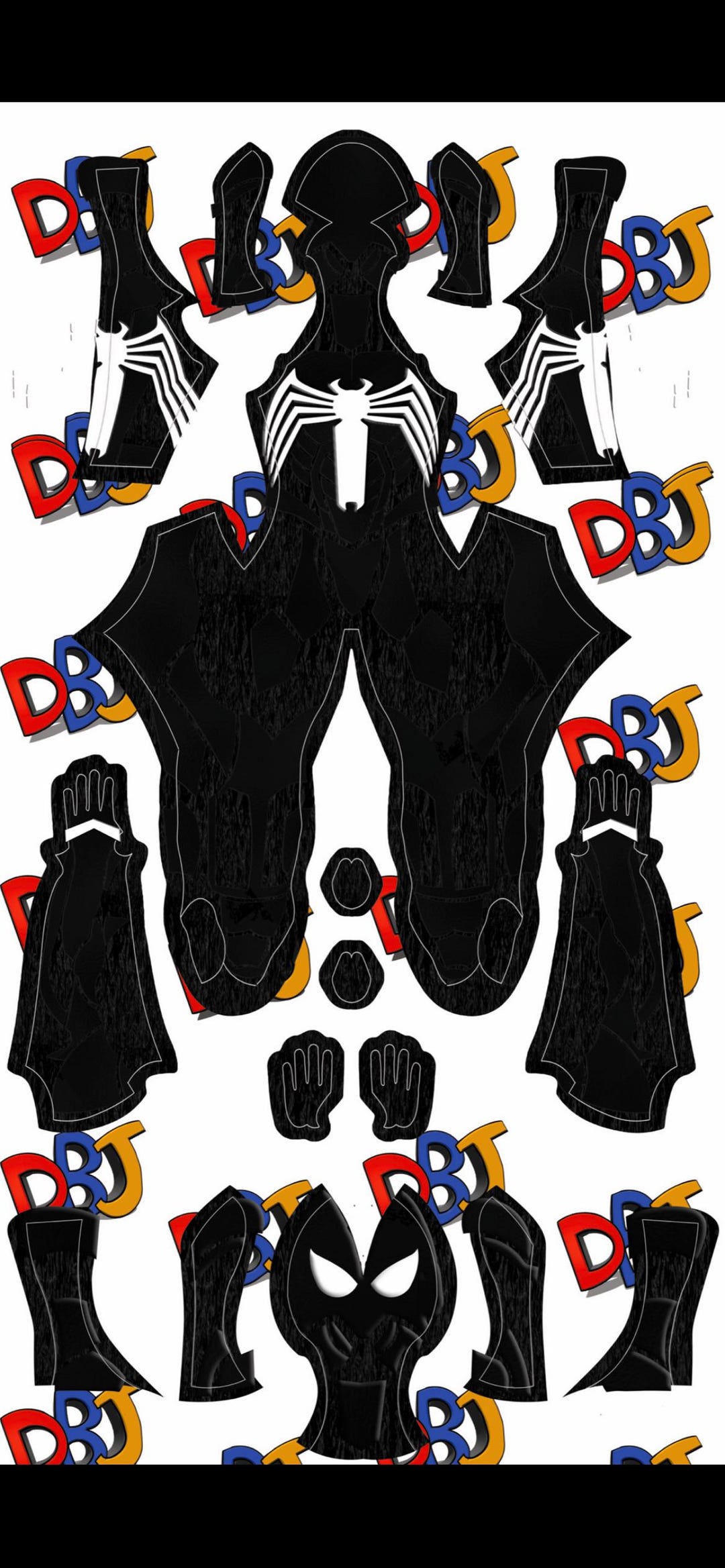 Insomniac Spider-man 2 Symbiote Pattern V2 - Etsy