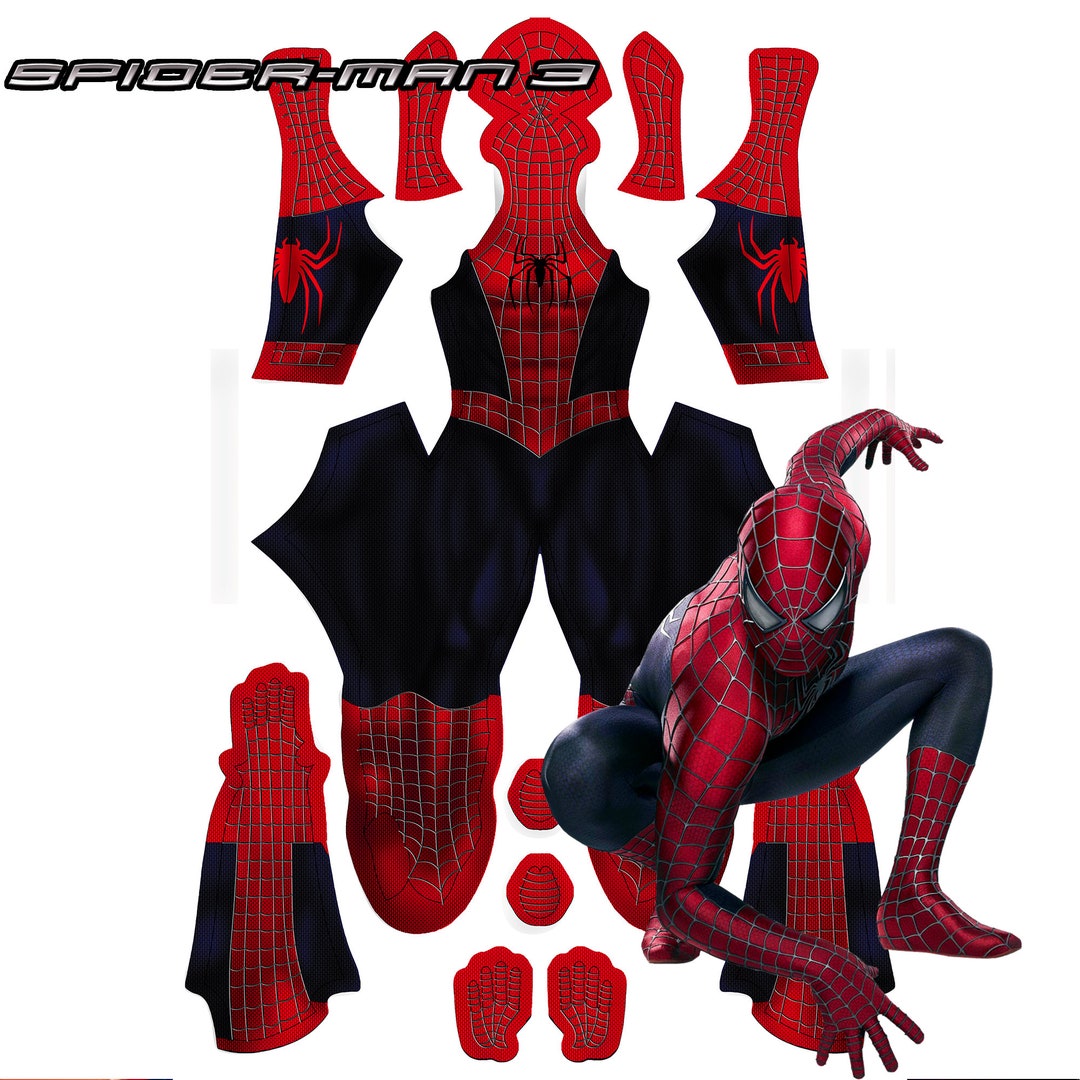 Raimi Spider-man 3 2007 Classic Suit Pattern V1 - Etsy