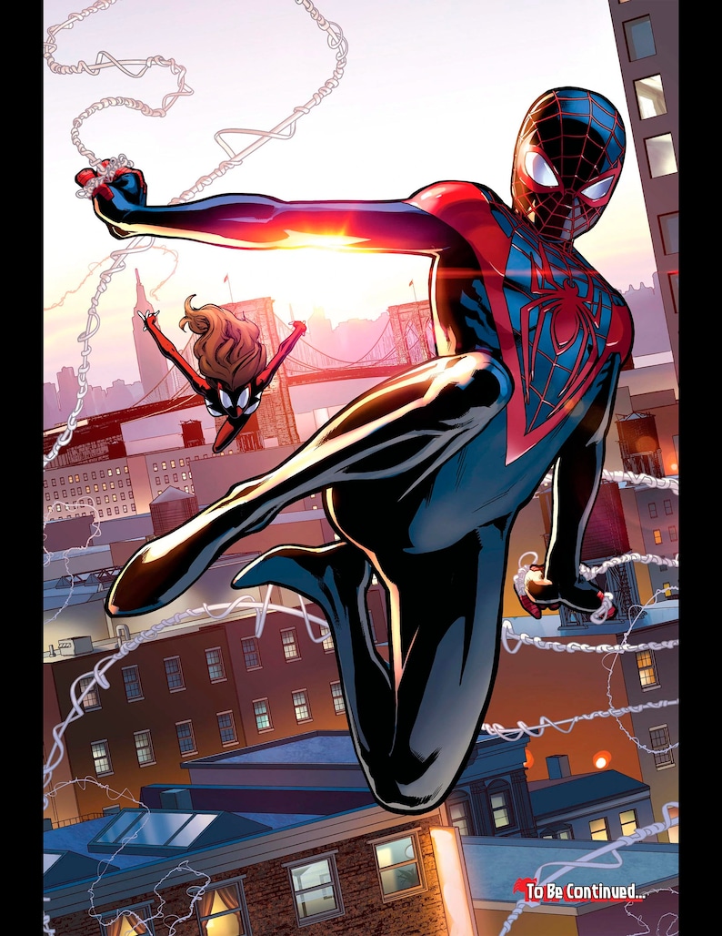 Miles Morales Spider-man Pattern V1 realistic Version - Etsy