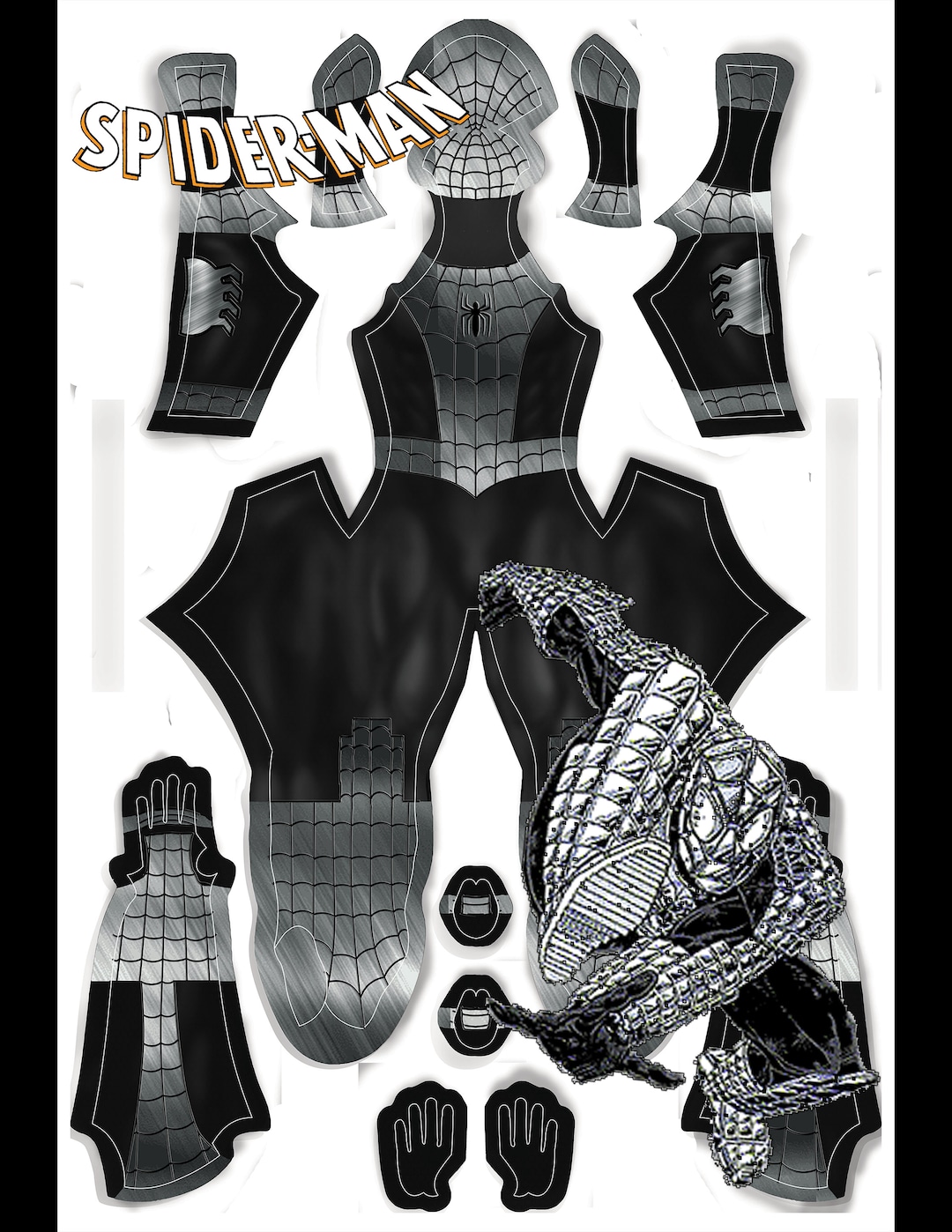 Spider-armor MK1 Pattern - Etsy