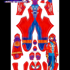 ATSV Spider-man India Pattern Extra Mask Bundle V1 - Etsy