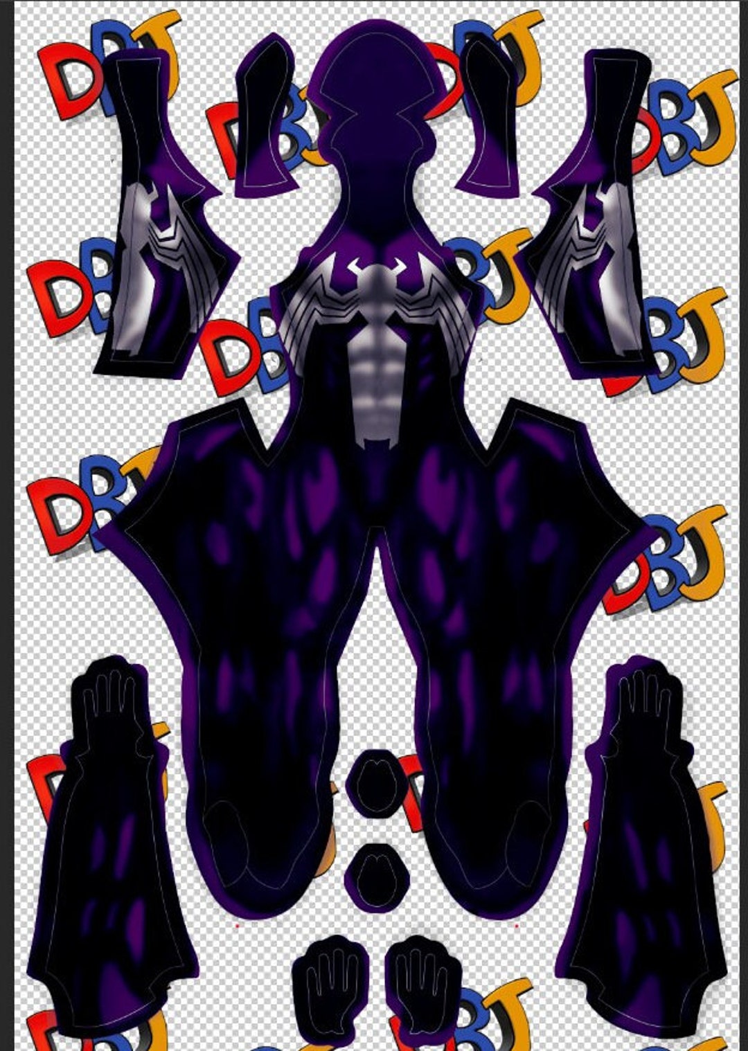 Ultimate Symbiote Pattern V2 - Etsy