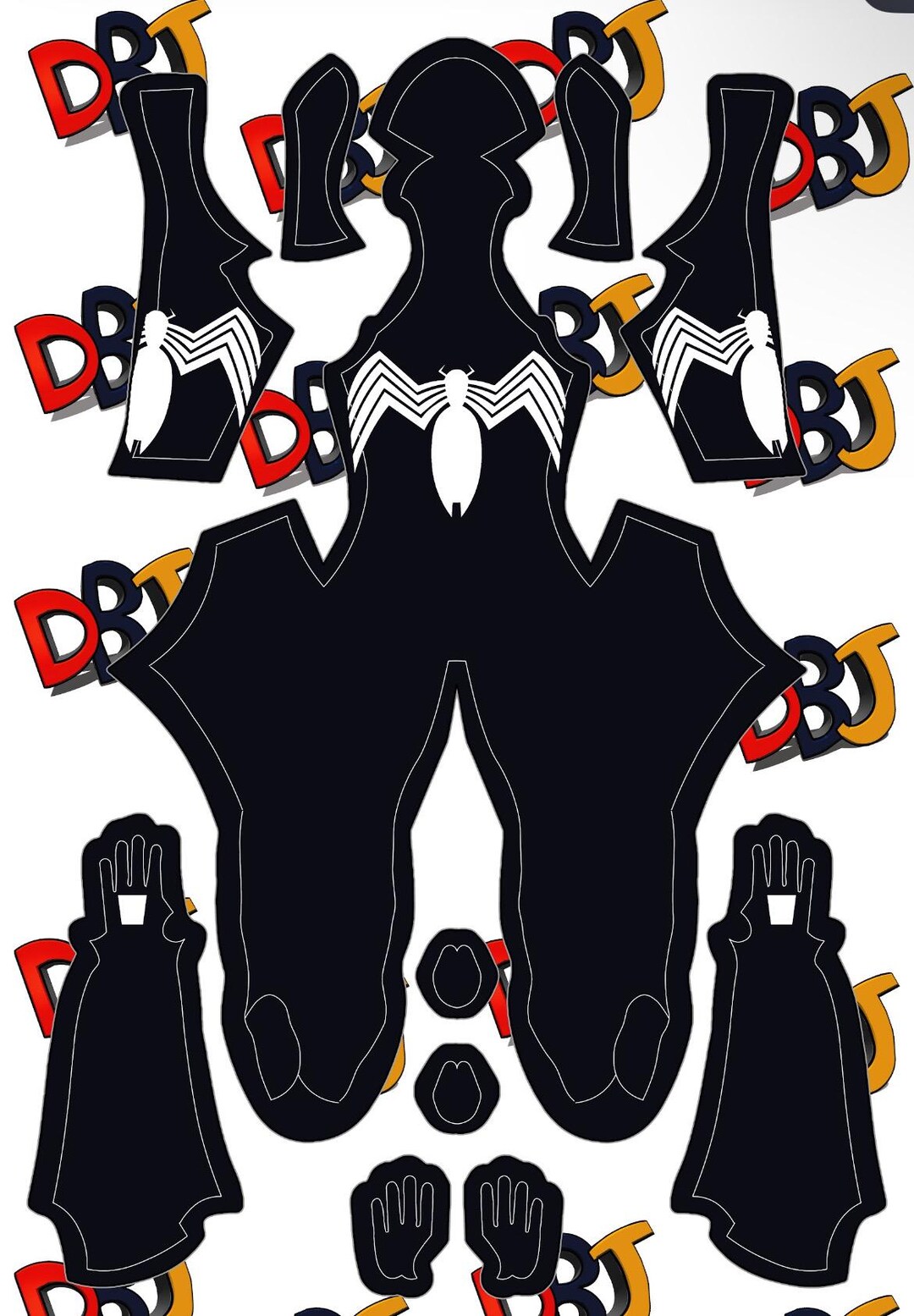 Alex Ross Alien Symbiotepattern - Etsy