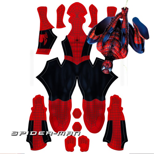 Ultimate Spider-man Pattern V1 real Shading - Etsy