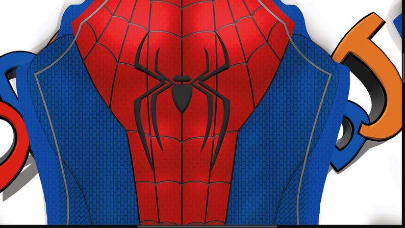 Digital Brand New Day Spider-man Pattern (with Muscle Shading) - Etsy