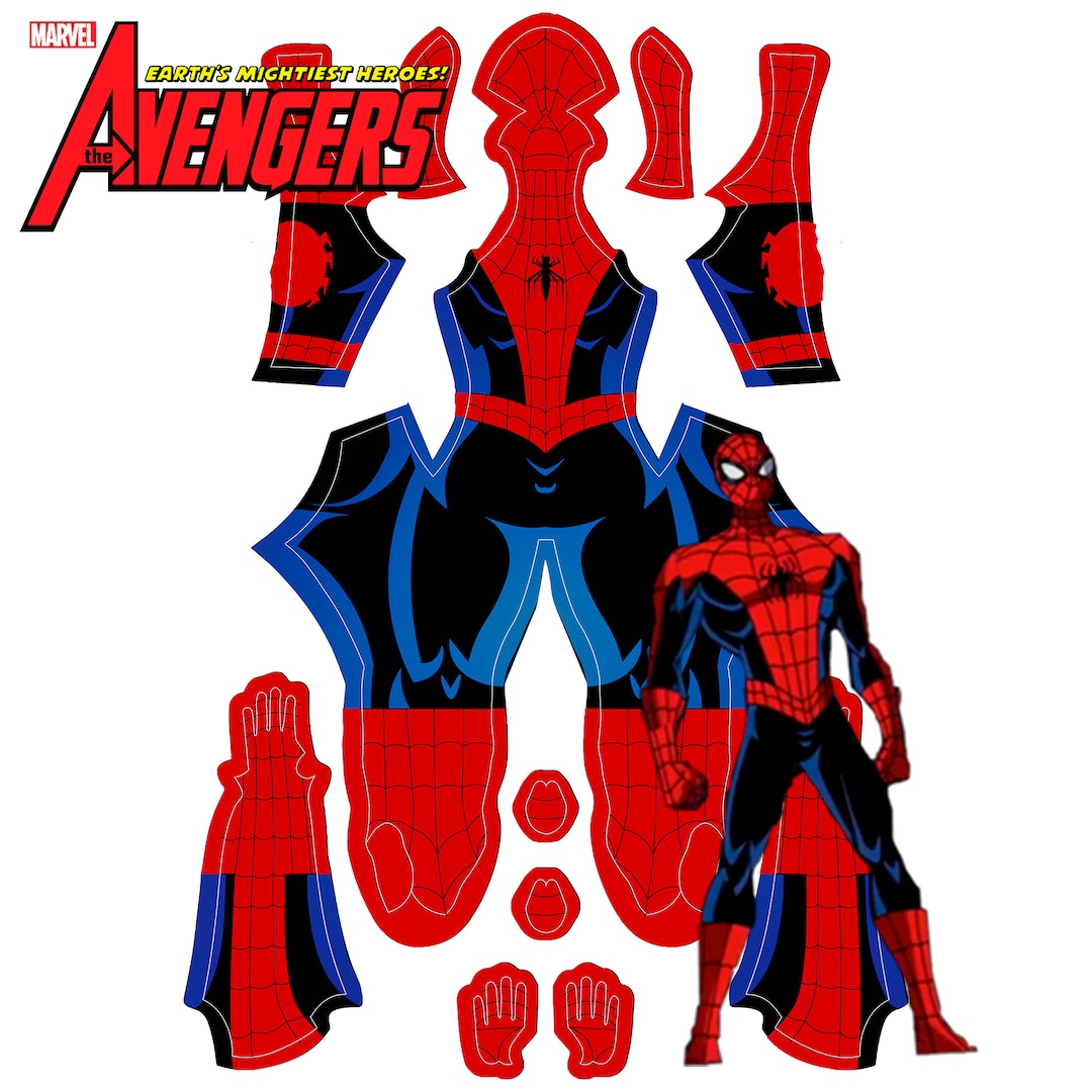 Earths Mightiest Heroes Spidey Pattern V1 - Etsy