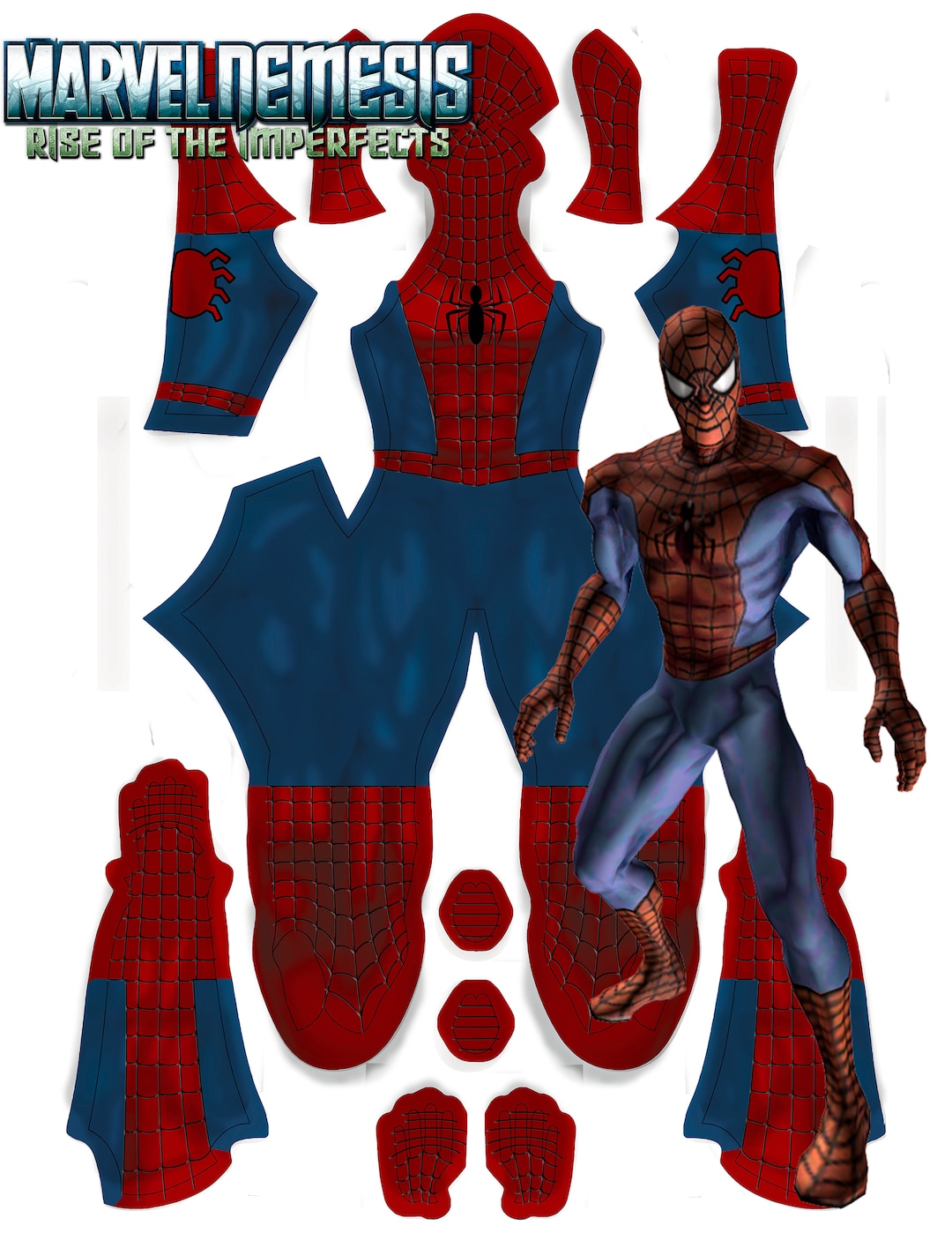 Rise of the Imperfects Spidey Pattern Bundle V1 - Etsy