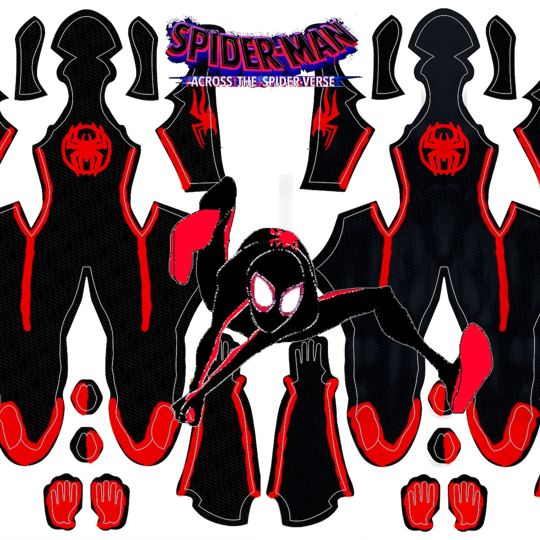 Across the Spider-verse Miles Morales Pattern V1 Bundle - Etsy