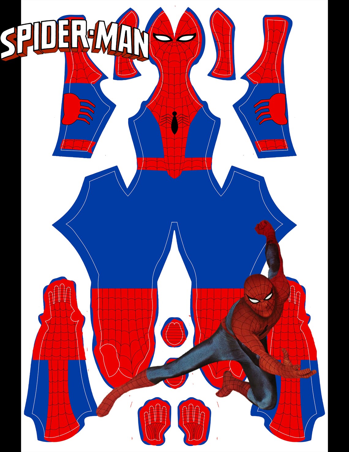 70s Spider-man Pattern V1 Eaves Brooks Inspired - Etsy