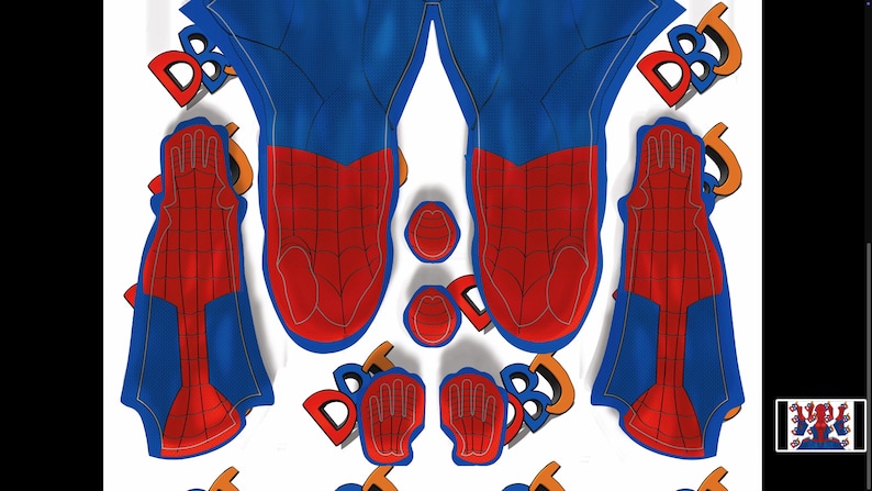 Digital Brand New Day Spider-man Pattern (with Muscle Shading) - Etsy