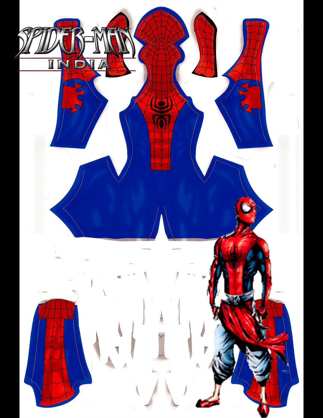 Spider-man India Pattern Bundle - Etsy