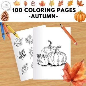 100 Autumn Fall Coloring Pages for Kids of All Ages | Color Your World ...