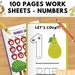 50 Printable Color Learning and Color Tracing Worksheets for Preschool ...