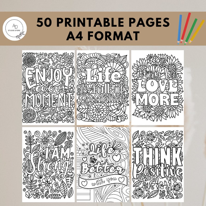 50 Meditative Mandala Quotes Coloring Pages | Color Your World ...