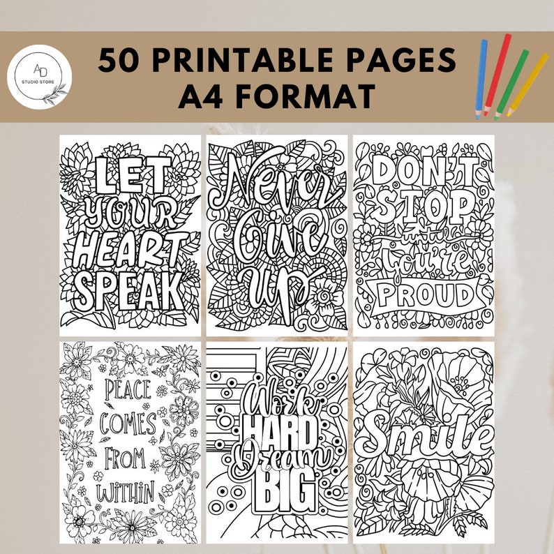 50 Meditative Mandala Quotes Coloring Pages | Color Your World ...