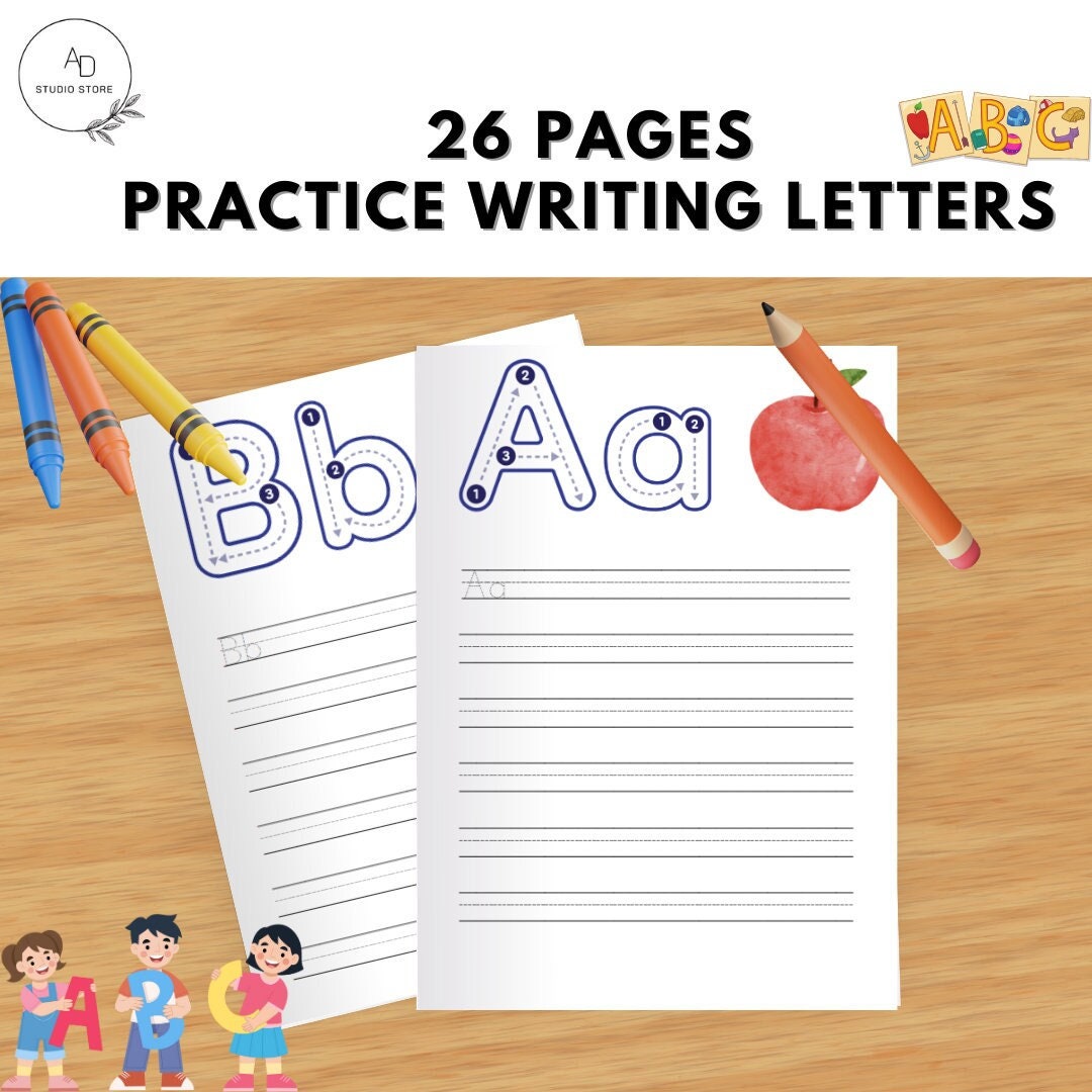 26 Printable Letter Tracing and Alphabet Learning Worksheets for ...