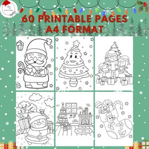 60 Christmas Winter Coloring Pages for Kids of All Ages | Color Your ...