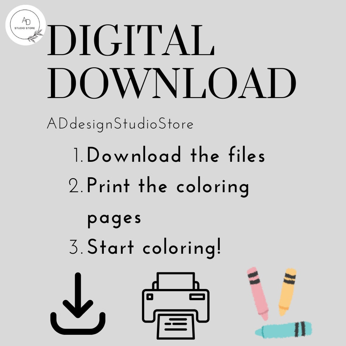 100 Animals Coloring Pages for Kids Printable Sheets | Instant Digital ...