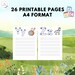 26 Printable Letter Tracing and Alphabet Learning Worksheets - Etsy