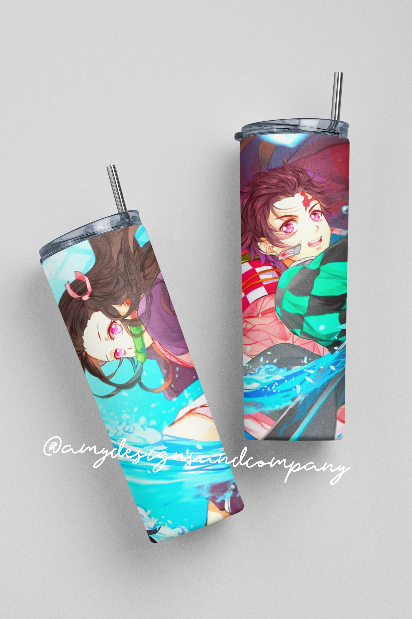 Demon slayer water bottle - Etsy México