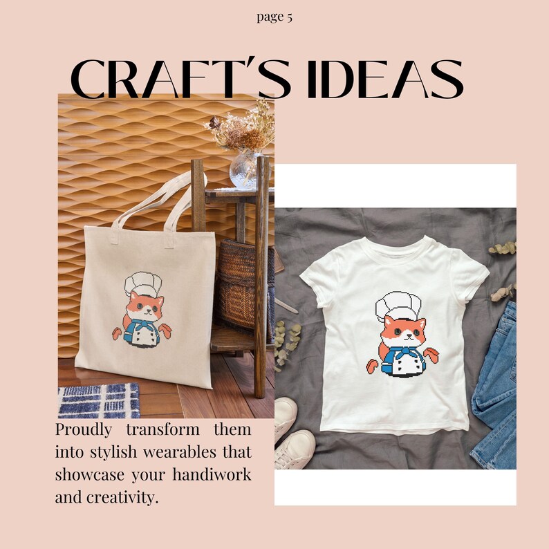 Overcooked Fox Chef Cross Stitch Pattern - Overcooked Series | Instant ...