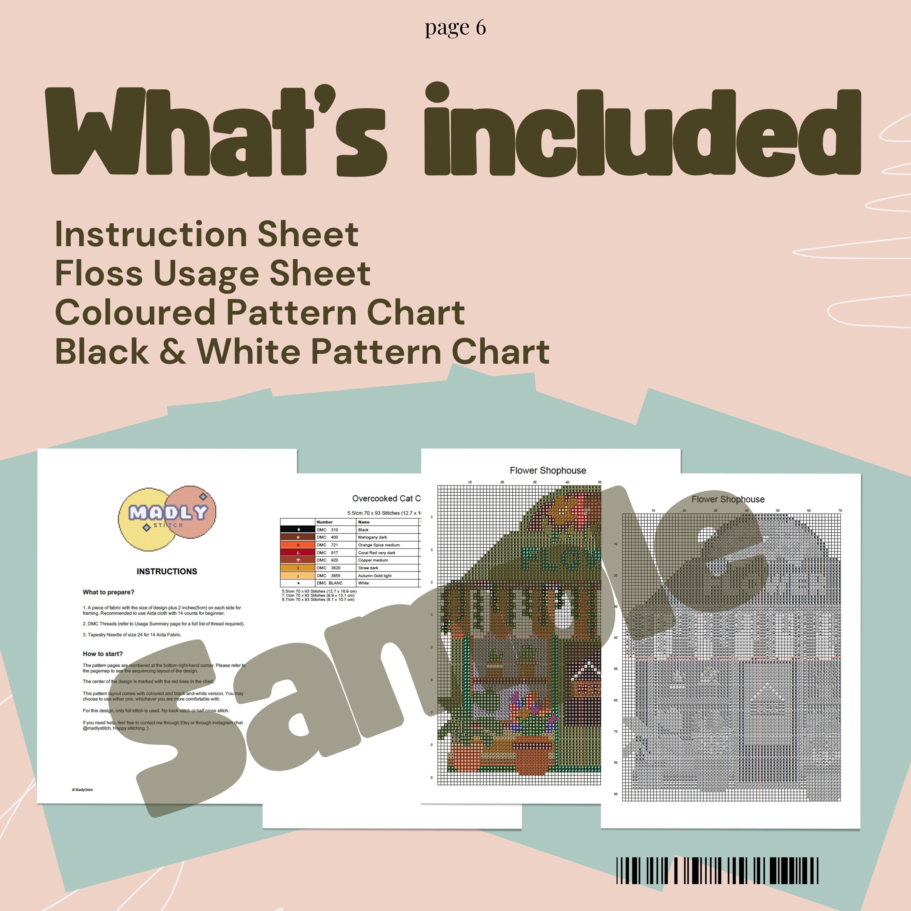 Overcooked Turtle Chef Cross Stitch Pattern: Easy Chart (digital ...