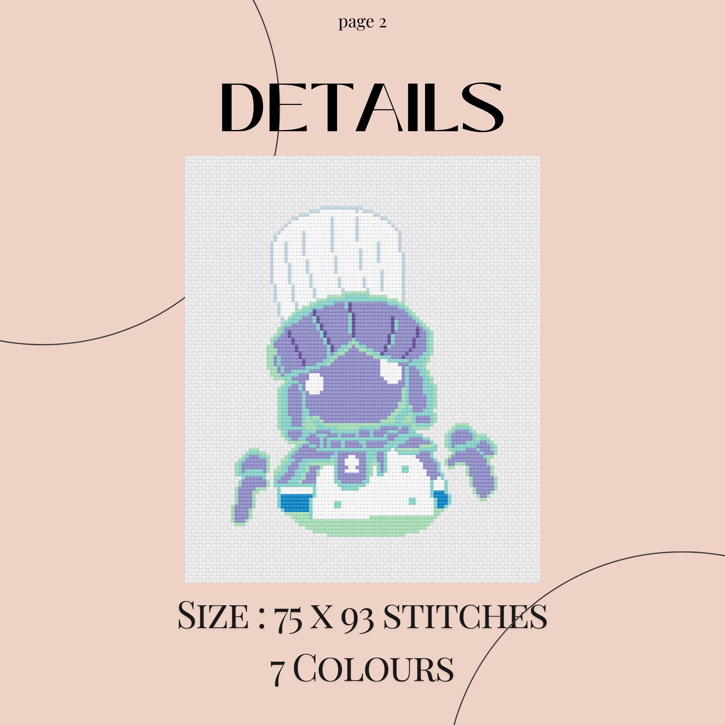 Overcooked Ghost Chef Cross Stitch Pattern – Easy Digital Download - Etsy