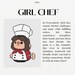 Overcooked Girl Chef Cross Stitch Pattern Overcooked Series Instant ...