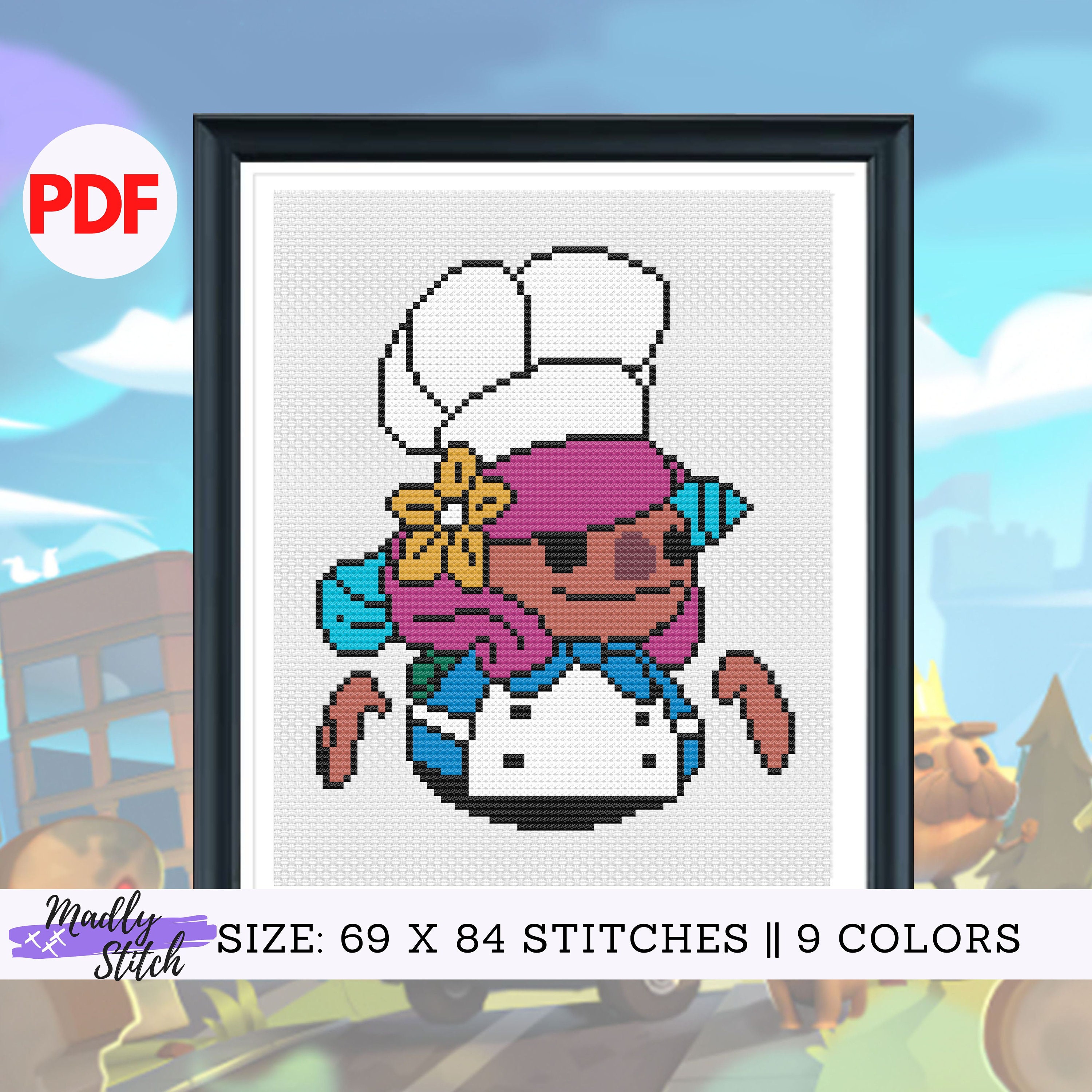 Overcooked Mermaid Chef, Easy for Beginner, PDF Pattern, Easy to Read ...