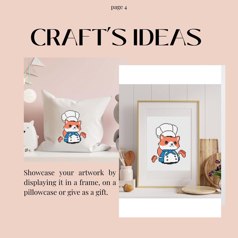 Overcooked Fox Chef Cross Stitch Pattern - Overcooked Series | Instant ...