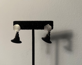 St. Patrick's Day Felt Back Leprechaun Hat Dangle Earrings - Etsy