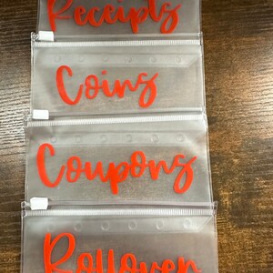 A7 Cash Binders - Etsy