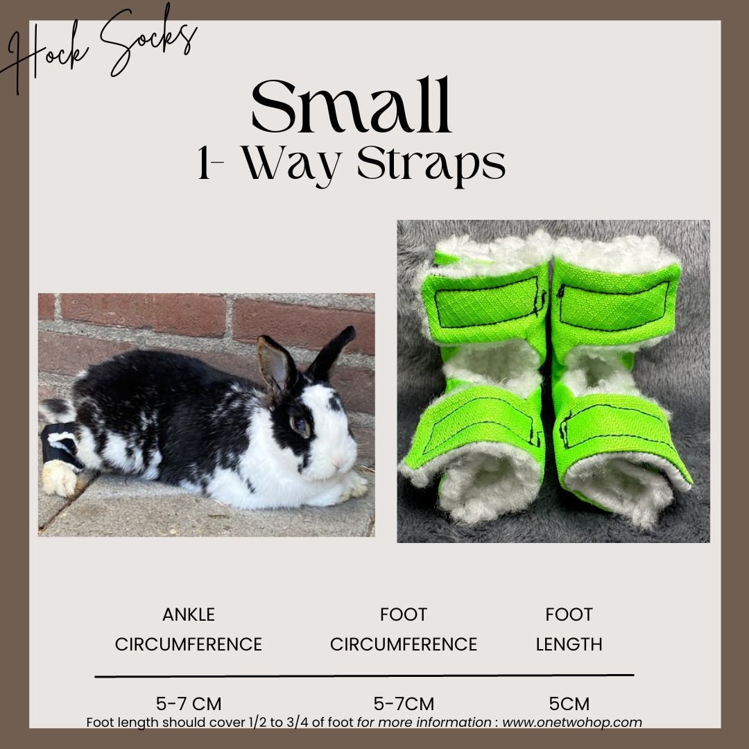 Size: Small Rabbit Hock Socks (1-way Straps) - Etsy