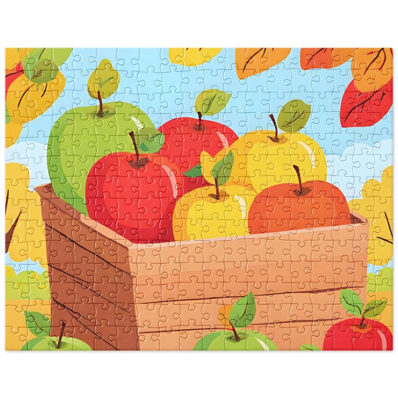 Apple Puzzle - Etsy
