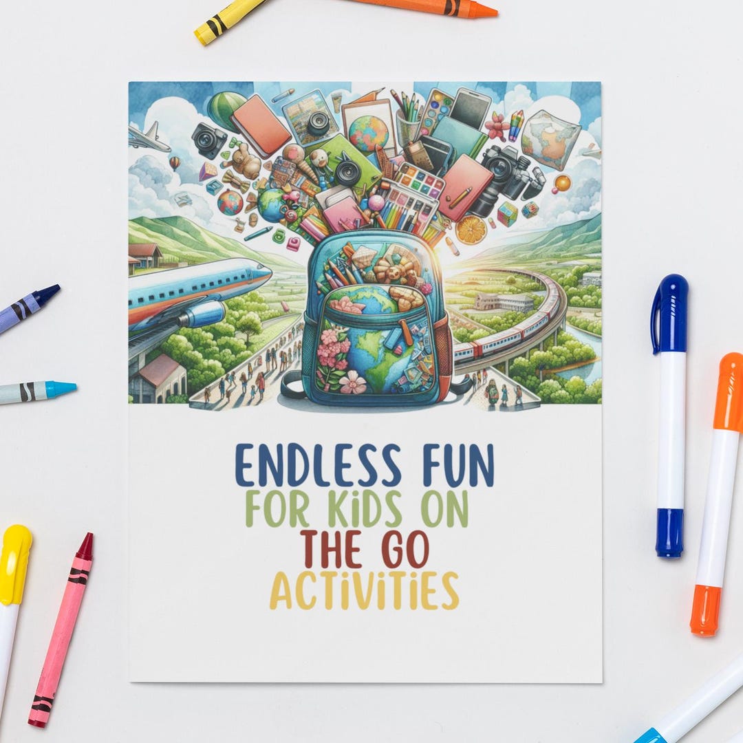 Printable Travel Activities for Kids - Fun Games, Creative Challenges ...
